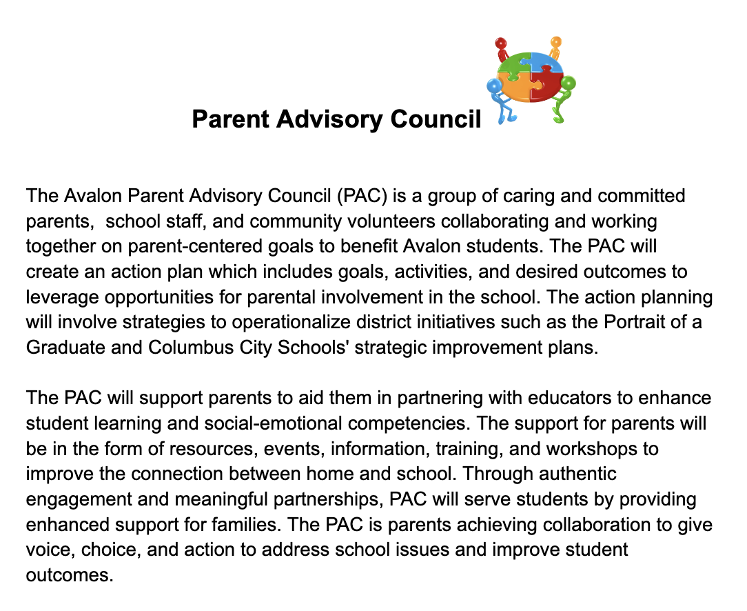 Parent Advisory Council / Who Are We?